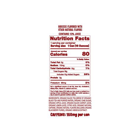 Drink Weird Organic Agua De Jamaica Hibiscus Black Tea Weird Beverages