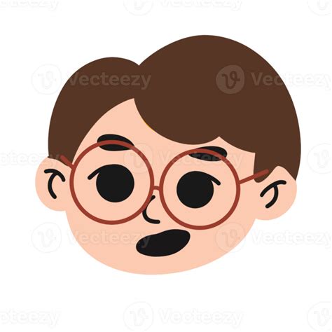 Boys Head Character Illustration 45757588 Png