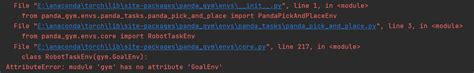 Module Gym Has No Attribute GoalEnv Issue Qgallouedec Panda Gym GitHub