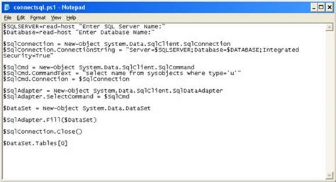 Microsoft Windows Powershell And Sql Server 2005 Smo Part 3