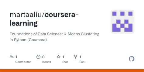 GitHub Martaaliu Coursera Learning Foundations Of Data Science K Means Clustering In Python
