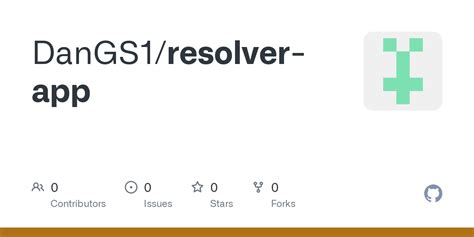 GitHub DanGS Resolver App