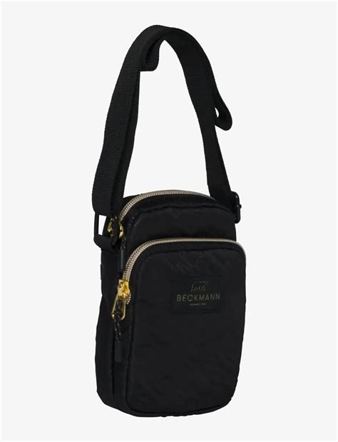 Beckmann Of Norway Sport Jr Crossbody Bag Black Gold Bon236114 Totes And Små Vesker