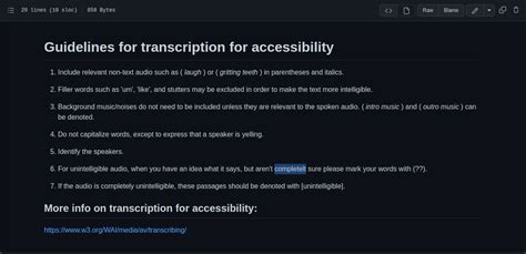 Spelling Errors In README Md Transcription Guidelines Md Issue Mgreiler Se Unlocked