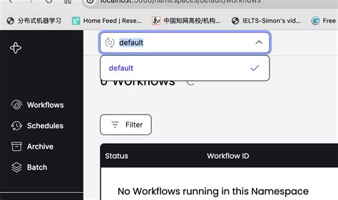 I Cant Create Namespace In The Web Ui Community Support Temporal