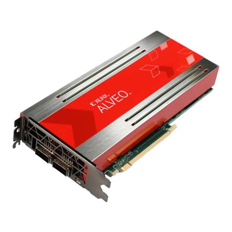 Xilinx Alveo U200 User Manual Pdf Download Manualslib