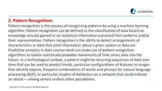 Machine learning and pattern recognition | PPTX | Technology Industry | Industries