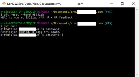 SourceTree Terminal Prompting For Password But Repo Authentication Is