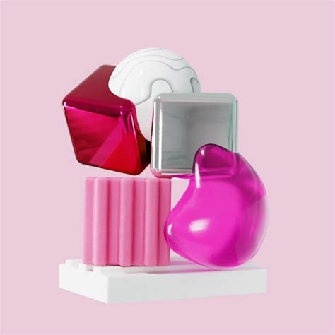 premium photo 3d render objects isolated on background