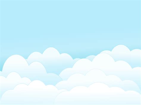 Clouds Vector Background