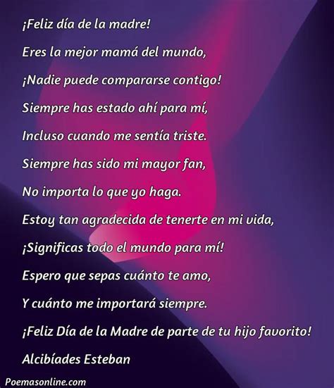 5 Mejores Poemas Bonitos Para Día De Las Madres Poemas Online