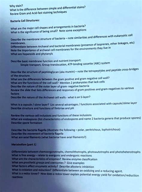 Why Stain What Is The Difference Between Simple And Differential Stains Review Gram And Acid