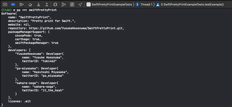 Pretty Print For Swift