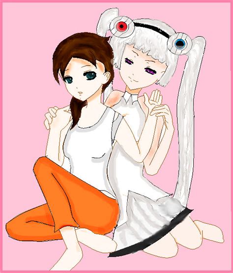 Glados X Chell I Dont Hate You By Vanyadacommunist On Deviantart