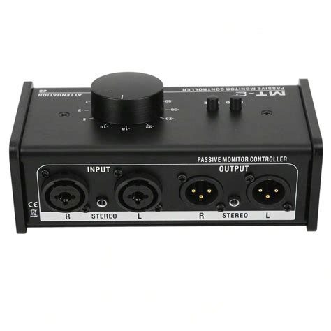 Passive Monitor Controller Xlr And 35mm Interface Large Volume Knob