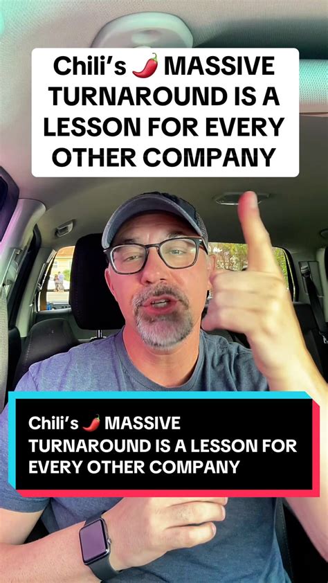 Chilis 🌶️ Massive Turnaround Is A Lesson For Every Other Company C