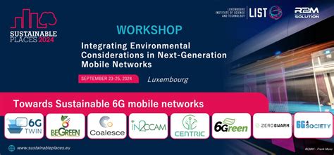 Sns Ju Projects And Others At Sustainable Places 2024 Workshop “towards Sustainable 6g Mobile