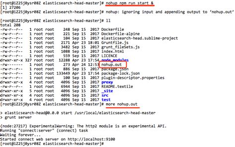 elasticsearch head后台运行 那些年的代码 博客园