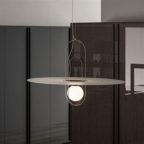 Fontana Arte Setareh Glass Medium Pendant Lamp Goldwhite Designitch