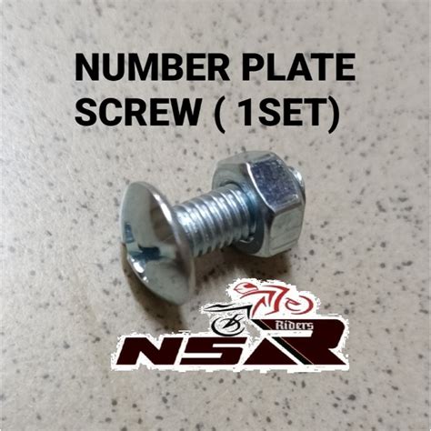1PCS UNIVERSAL MOTORCYCLE BRACKET BASKET SCREW SKRU BAKUL NUTS SET SKRU KAKI BAKUL SCREW