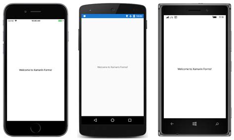 Xamarinforms Espacio De Nombres Microsoft Learn