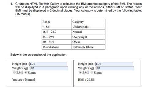 solved 4 create an html file with jquery to calculate the