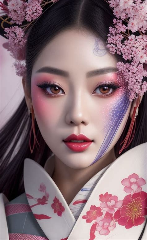 Digital Geisha Artistry Follow Beauty Art Asian Art Virgin Mary Tattoo