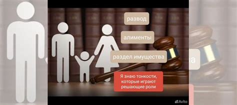 Семейный юрист развод алименты раздел имущества в Москве Услуги Авито
