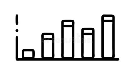 Vertical Bar Graph Chart Icon Visualizing Data And Statistics Vector