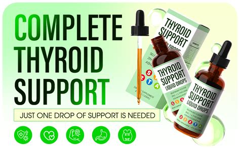 Thyroid Support Liquid Drops Iodine Drops With Selenium