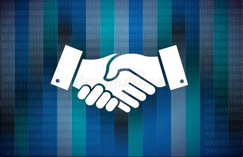 binary handshake stock illustrations 151 binary handshake stock