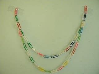 How To Paperclip Necklace Multicolor Paperclip Chain Necklace As