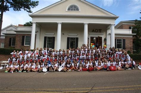 AOPI Ole Miss Bid Day Universityofmississippi Alphalove Alpha Omicron Pi