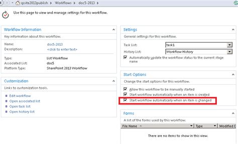 How To Trigger Workflow On Item Update Sharepoint Designer Workflow
