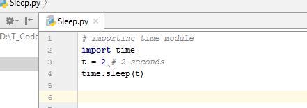 Python时间睡眠 python Mangs Python