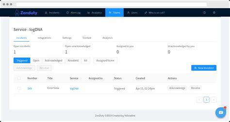 Real Time Incident Management With Logdna Zenduty