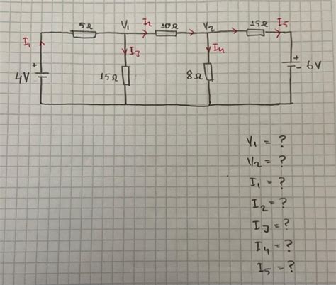 solved v1 v2 i1 i2 i3 i4 i5