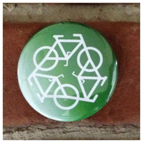 Recycle Bike 225 Inch Button Funny Pinback Buttons For Everyone