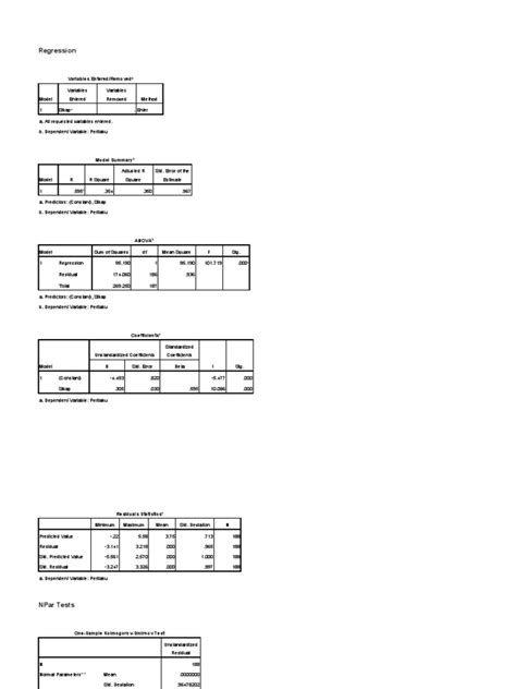 uji normalitas pdf errors and residuals estimation theory