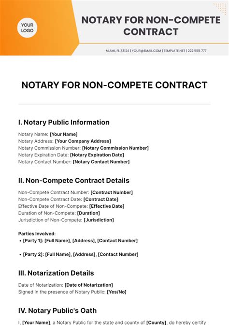 Free Notary Templates To Edit Online And Print