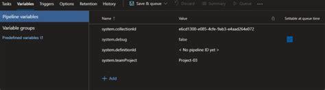 Variables In Classic Editor Of Azure Pipelines Azure Devops My