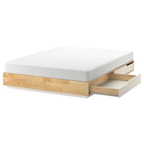 Ikea Queen Storage Bedframe 4 Drawers Furniture And Home Living