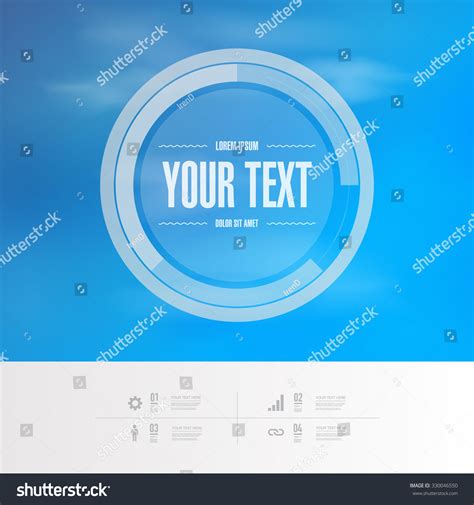 Abstract Round Text Box Design Beautiful Stock Vector Royalty Free 330046550 Shutterstock