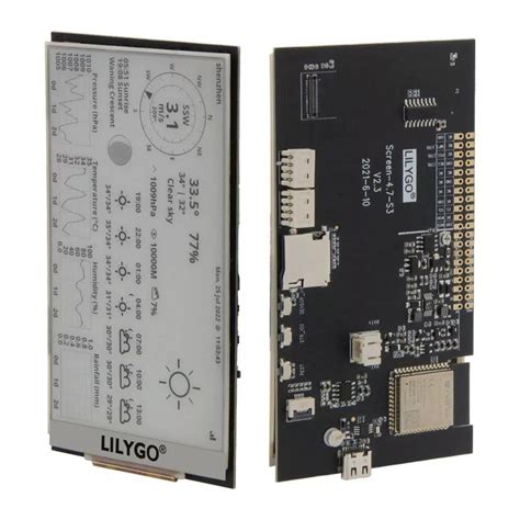 Lilygo T5 47 Inch S3 E Paper E Ink Esp32 S3 With Jst Ph Li Po