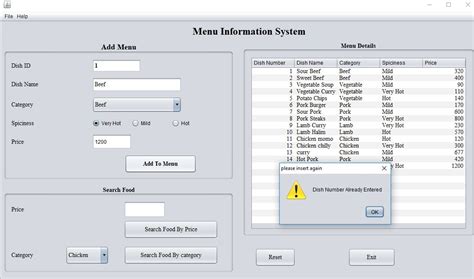 Restaurant Management System Project In Java Netbeans With Source Code