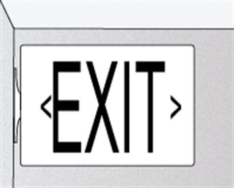 Exit Sign Mounting Configurations Explained The Exit Light Co Inc Blog