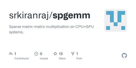 Github Srkiranrajspgemm Sparse Matrix Matrix Multiplication On Cpu