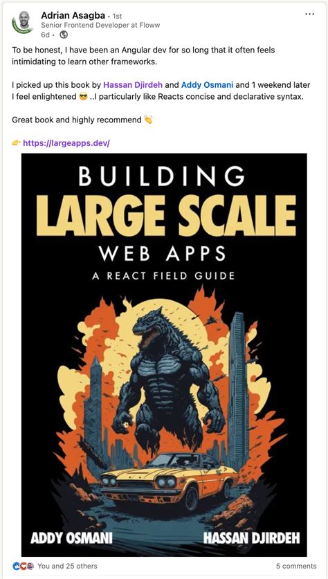 Updates On Building Large Scale Web Apps