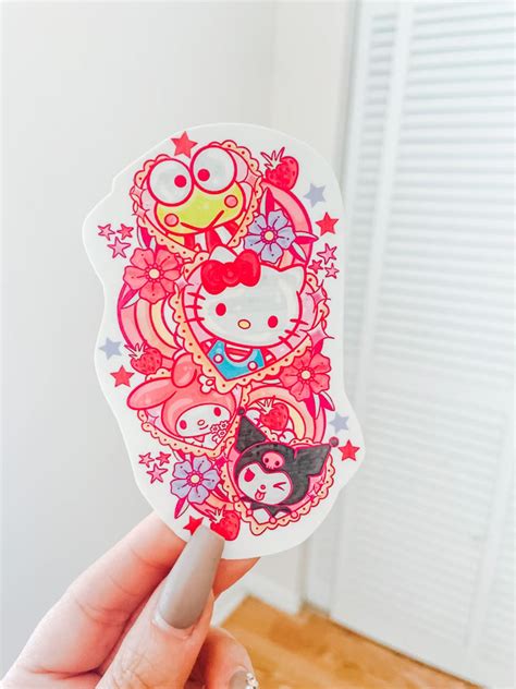 Pink Kitty And Friends Half Sleeve Tattoo Itty Bits Designs