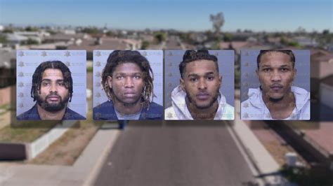 Home Invasion Investigation Results In Phoenix Pd Arresting 4 People